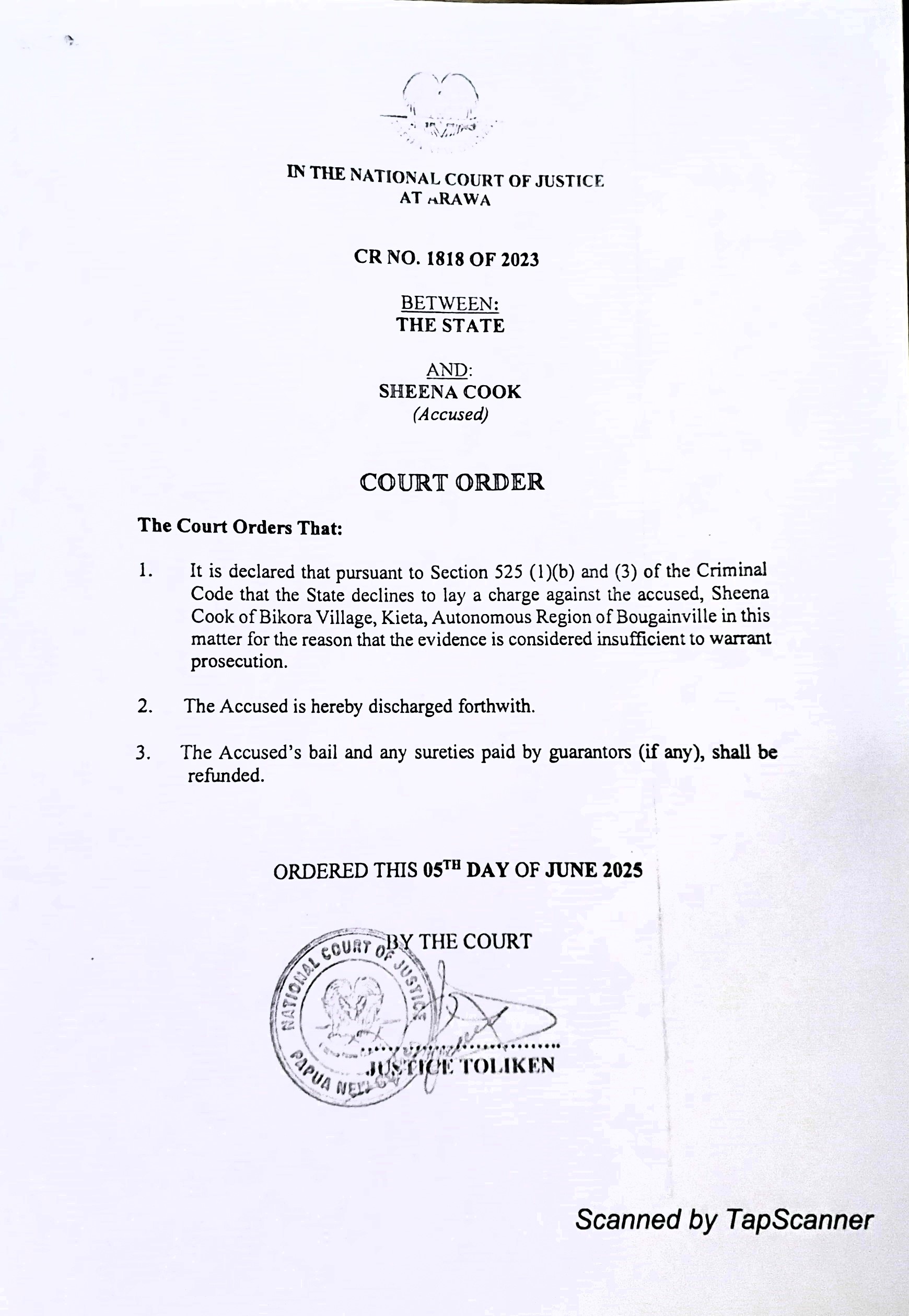 UPDATE 11 June 2025: JUSTICE AT LAST, SHEENA IS INNOCENT! – Justice for ...